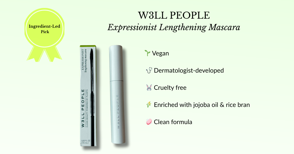 Review: Well People Expressionist Lengthening Mascara - Clean Beauty Cōs.